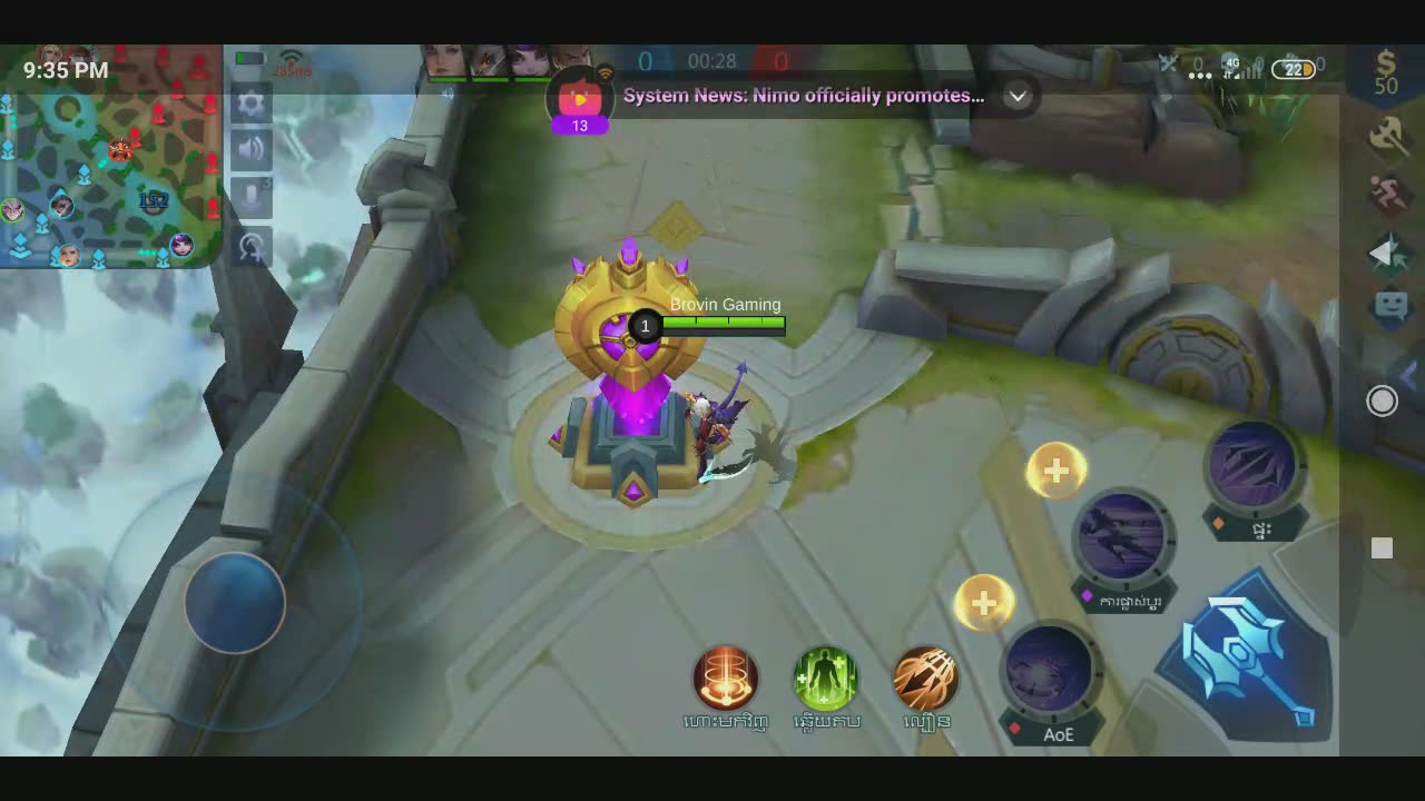 Brovin KH Gaming Mobile Legends Live Stream Video - Watch Brovin KH Gaming Playing Mobile ...