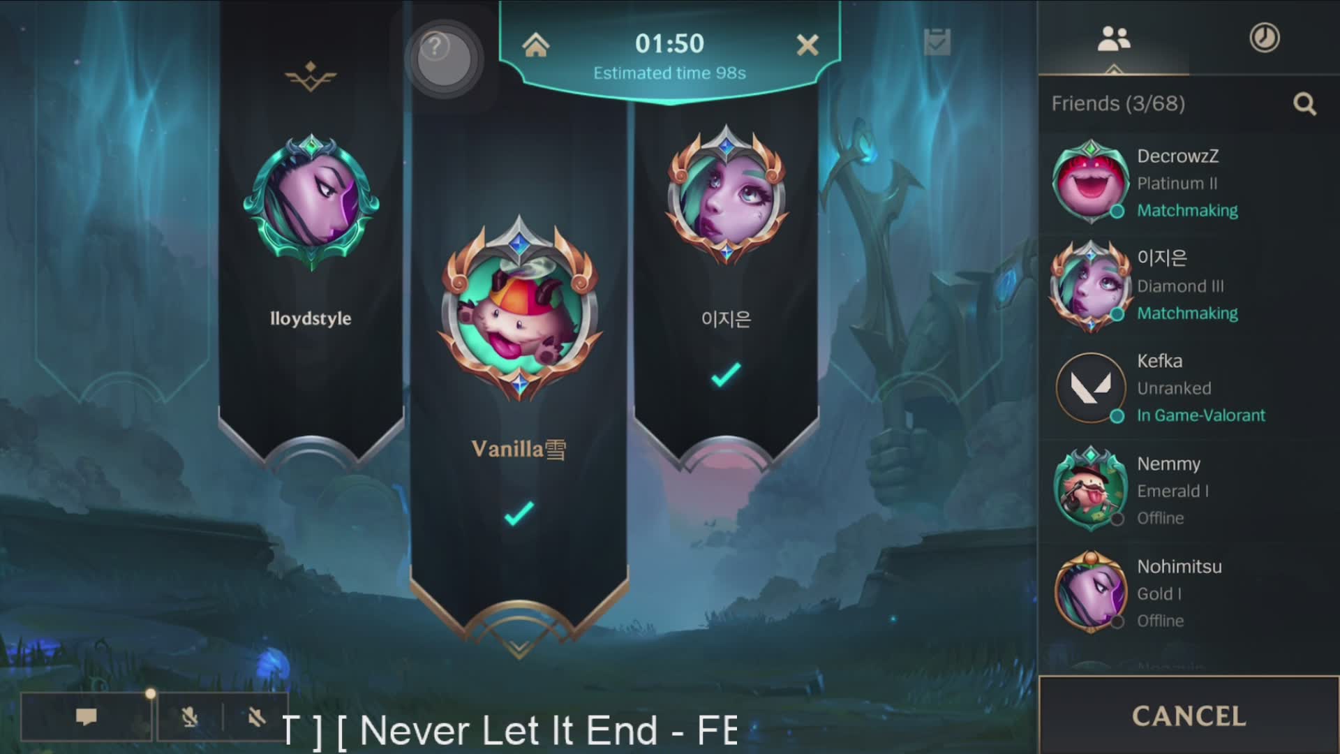 VanillaYuki V雪 League of Legends: Wild Rift Live Stream Video - Watch ...