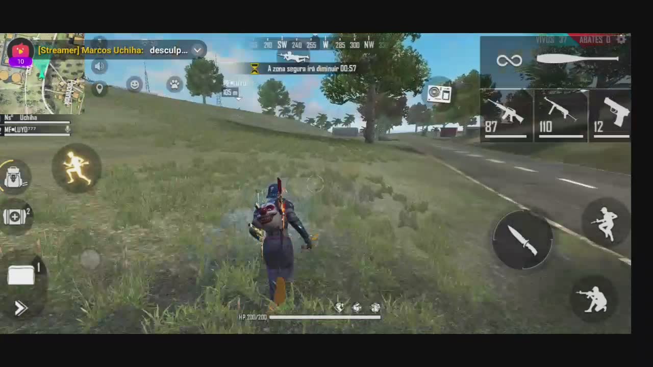 Marcos Uchiha Free Fire HD Live &Video - Watch Marcos Uchiha Playing ...