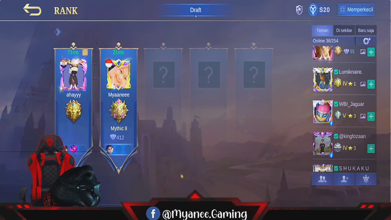 Myanee gaming Mobile Legends Live Stream Video - Watch Myanee gaming ...