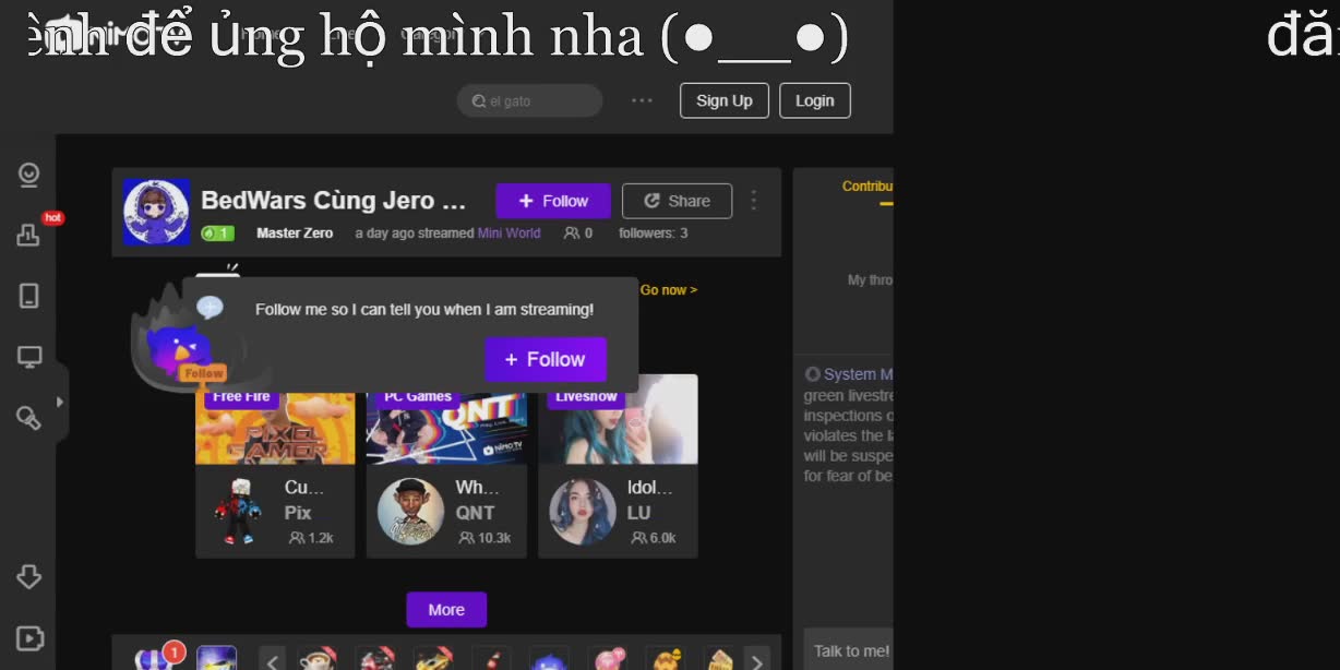 Master Zero Mini World Live Stream Video - Watch Master Zero Playing Mini World | Nimo TV