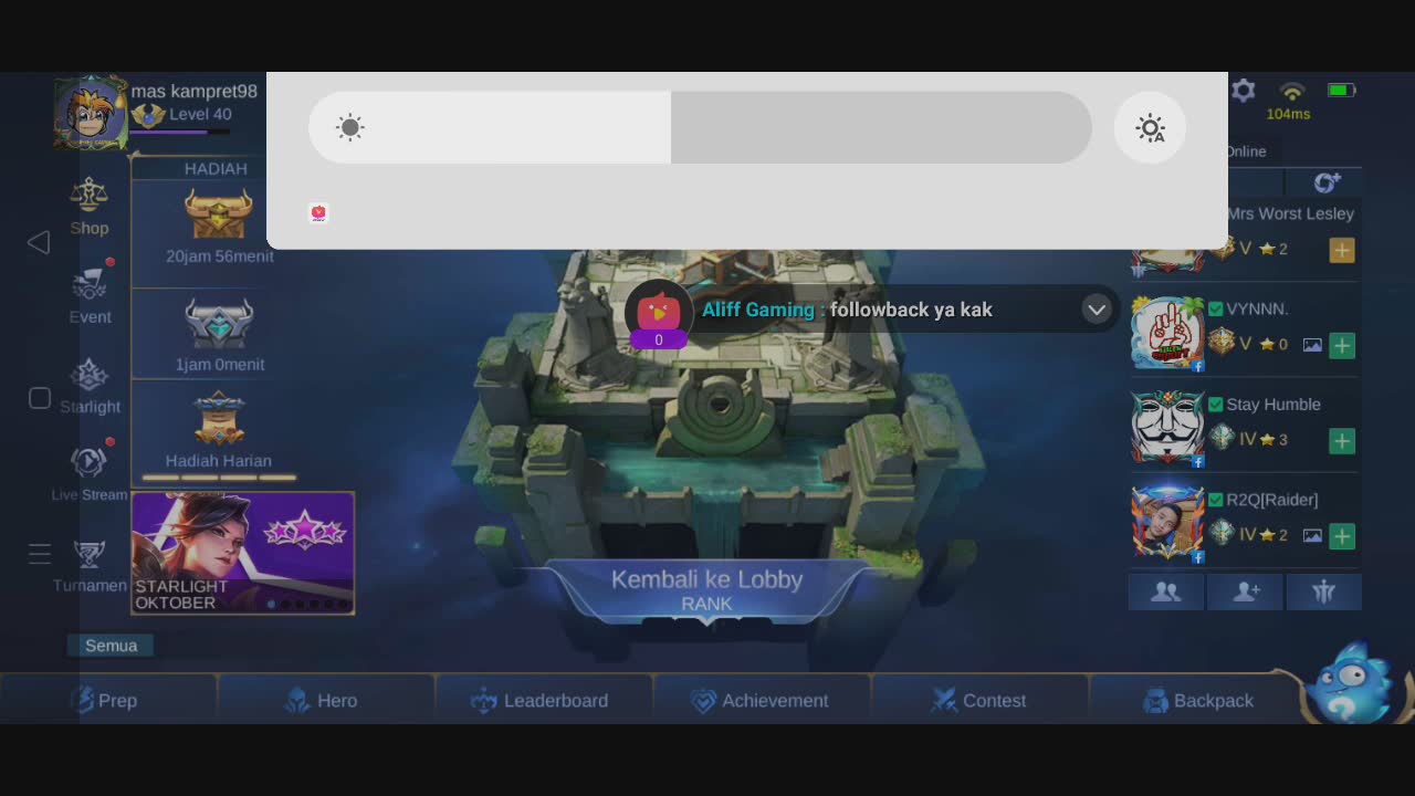 Aris Gaming Mobile Legends HD Live &Video - Watch Aris Gaming Playing ...