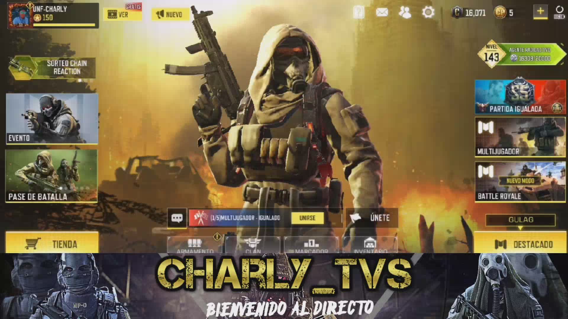 CHARLY_TVS Call of Duty: Mobile Live Stream Video - Watch CHARLY_TVS ...