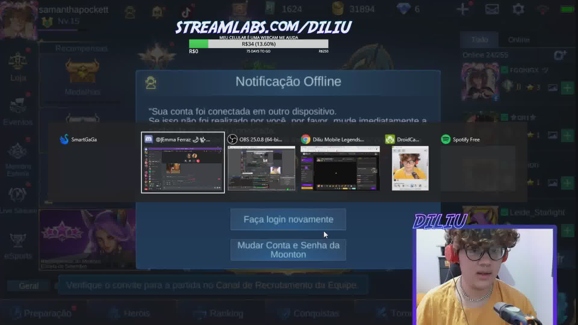 Liu Mobile Legends HD Live &Video - Watch Liu Playing Mobile Legends ...