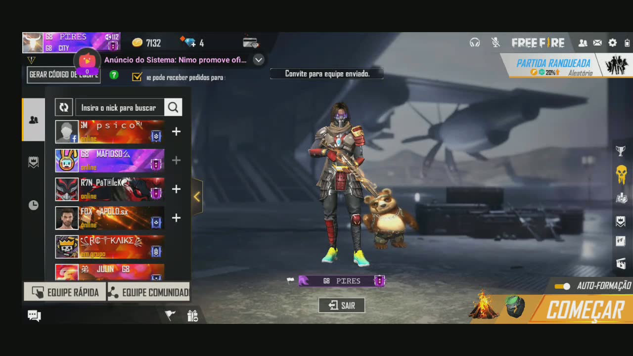 Raphael Pires Free Fire Live Stream Video - Watch Raphael Pires Playing ...