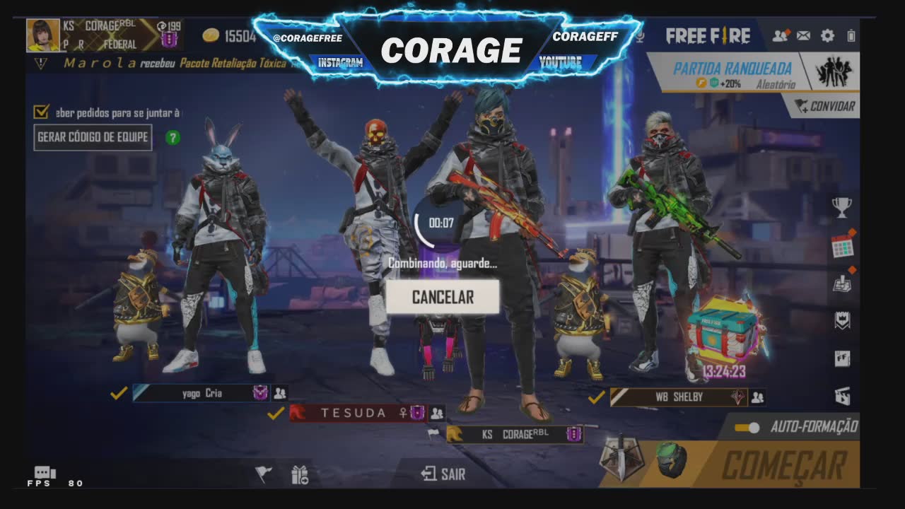 CORAGE Free Fire Live Stream Video - Watch CORAGE Playing Free Fire ...
