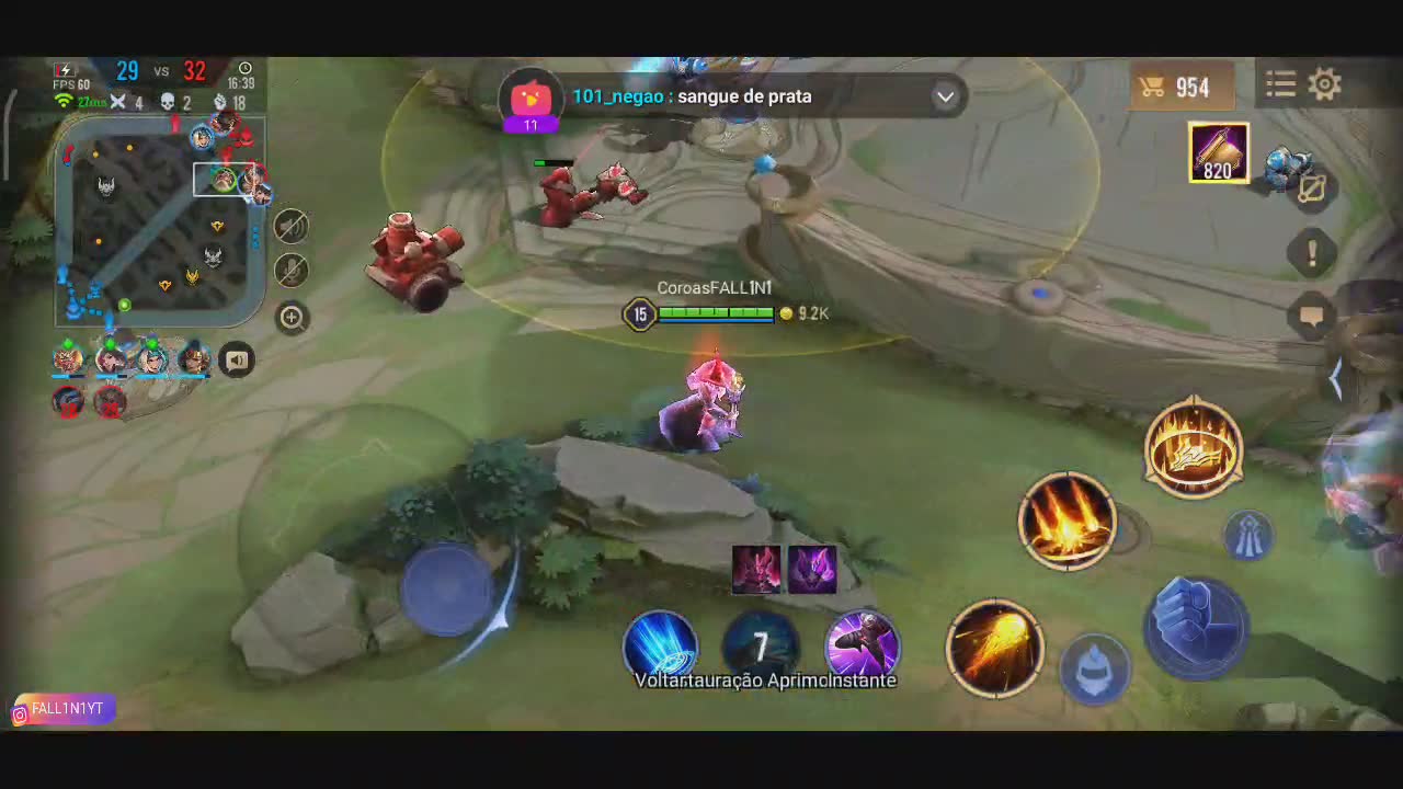 FALL1N1 AOV Live Stream Video - Watch FALL1N1 Playing AOV | Nimo TV