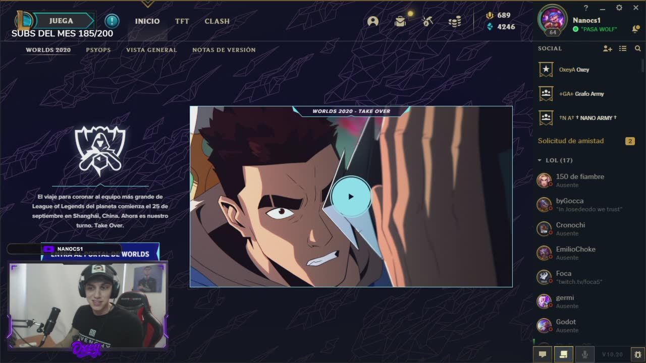 Nanocs1 League of Legends HD Live &Video - Watch Nanocs1 Playing League ...